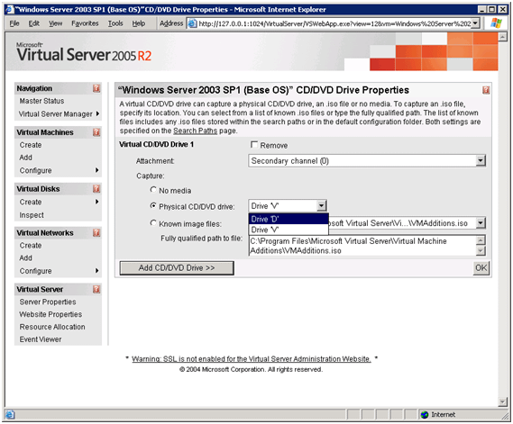 Microsoft Virtual Server from the Ground Up, Part 3: Installing a ...
